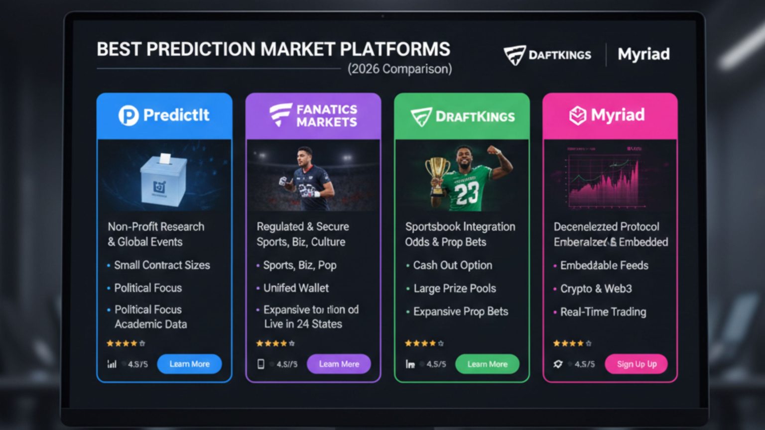 Best Prediction Market Platforms 2026 - VICESNOB